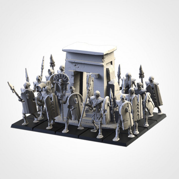 Armies of the Sands Tomb Scenery / 3D Terrain for Wargaming and ...