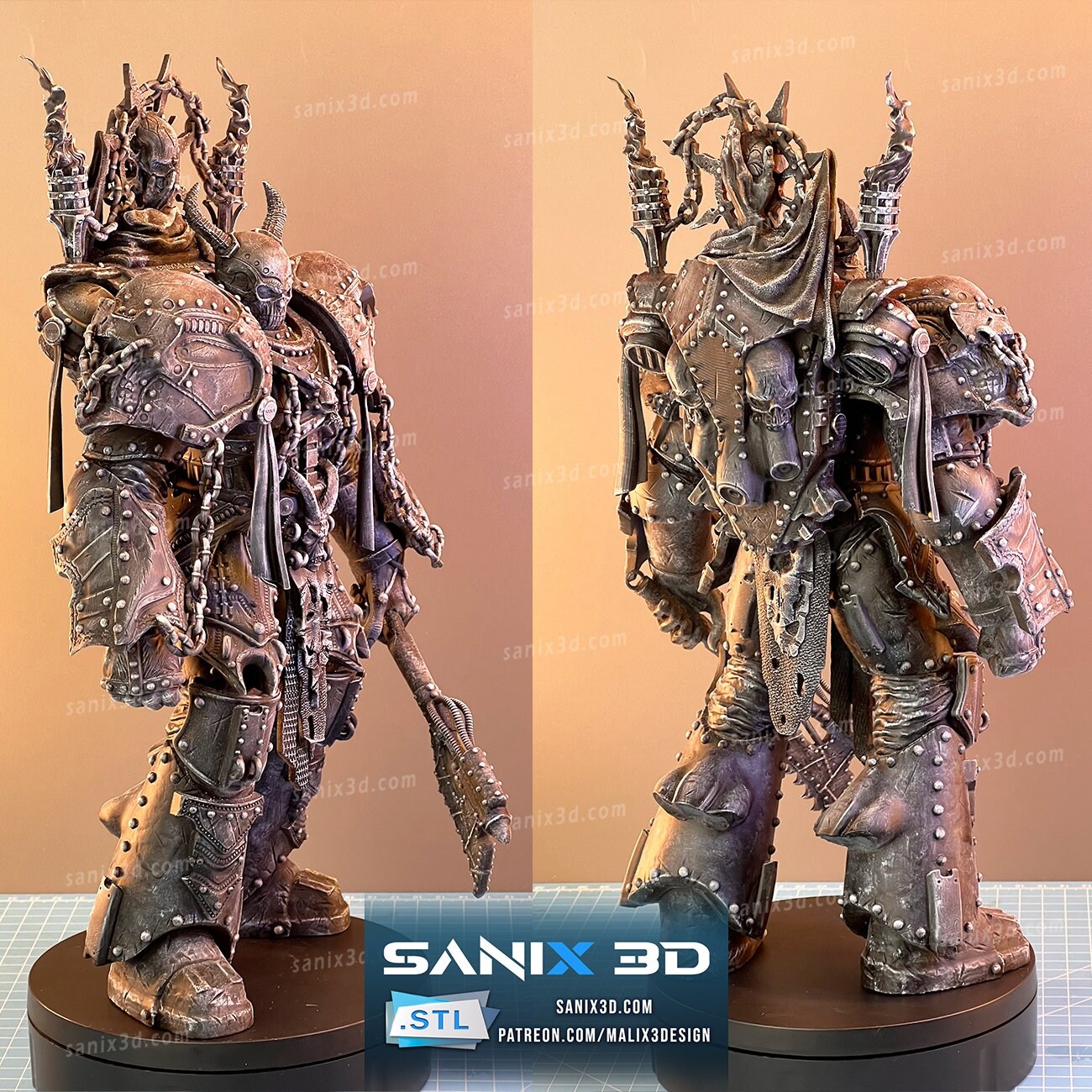 Sanix 3D Colonel Chaos / 3D Miniature for Collectors, Showcase, Fans ...