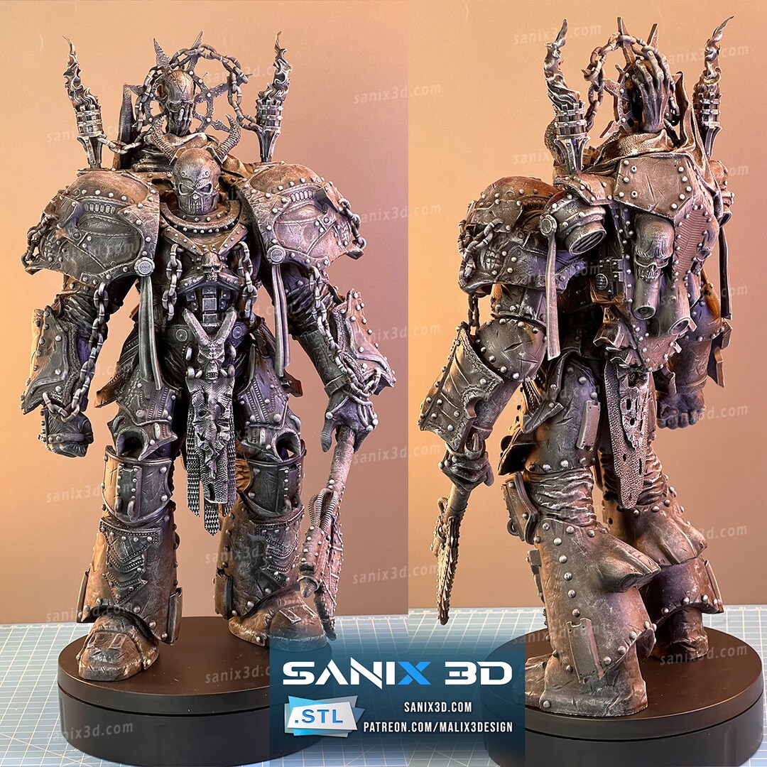 Sanix 3D Colonel Chaos / 3D Miniature for Collectors, Showcase, Fans ...
