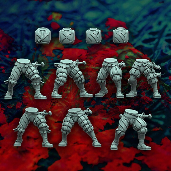 Reptilian Overlords Holy Reptilian Empire handgunners & Crossbowmen Set ...