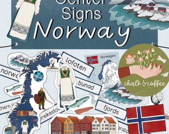 Norway Fact Sheets Europe - Around the World Geography Travel Worksheet ...
