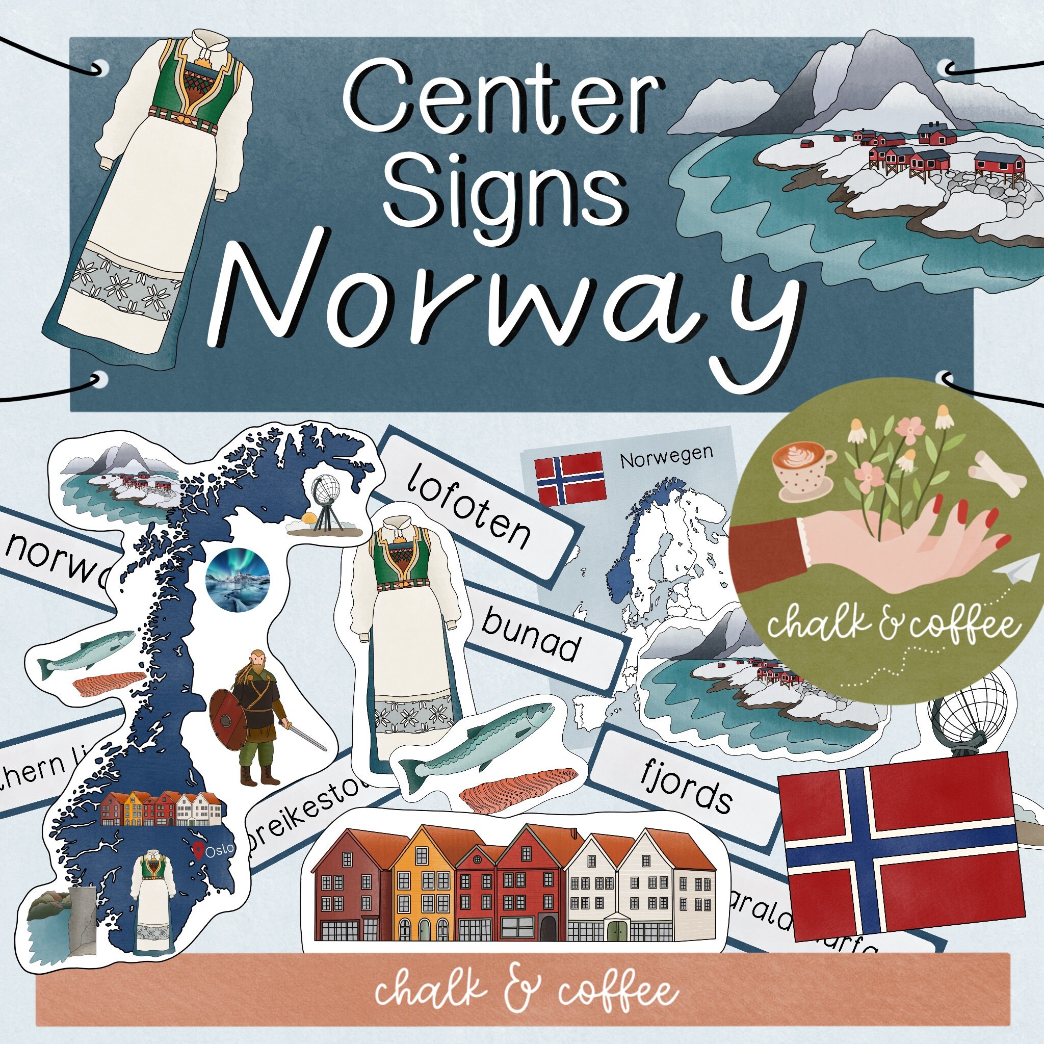 Norway Center Signs Europe - Around the World Geography Travel ...