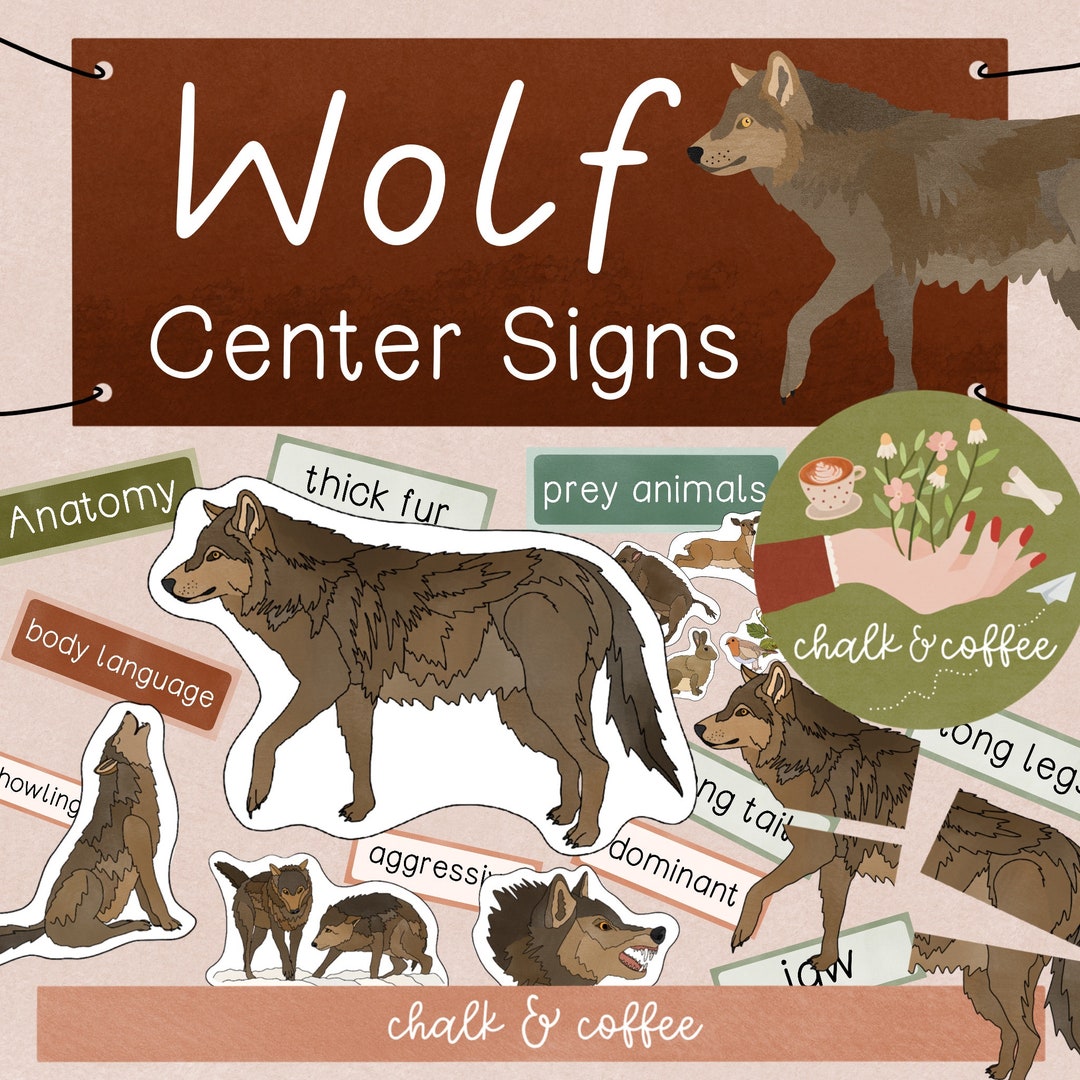 Wolf Center Signs - Anatomy, Body Language, Prey Animals Science Study ...