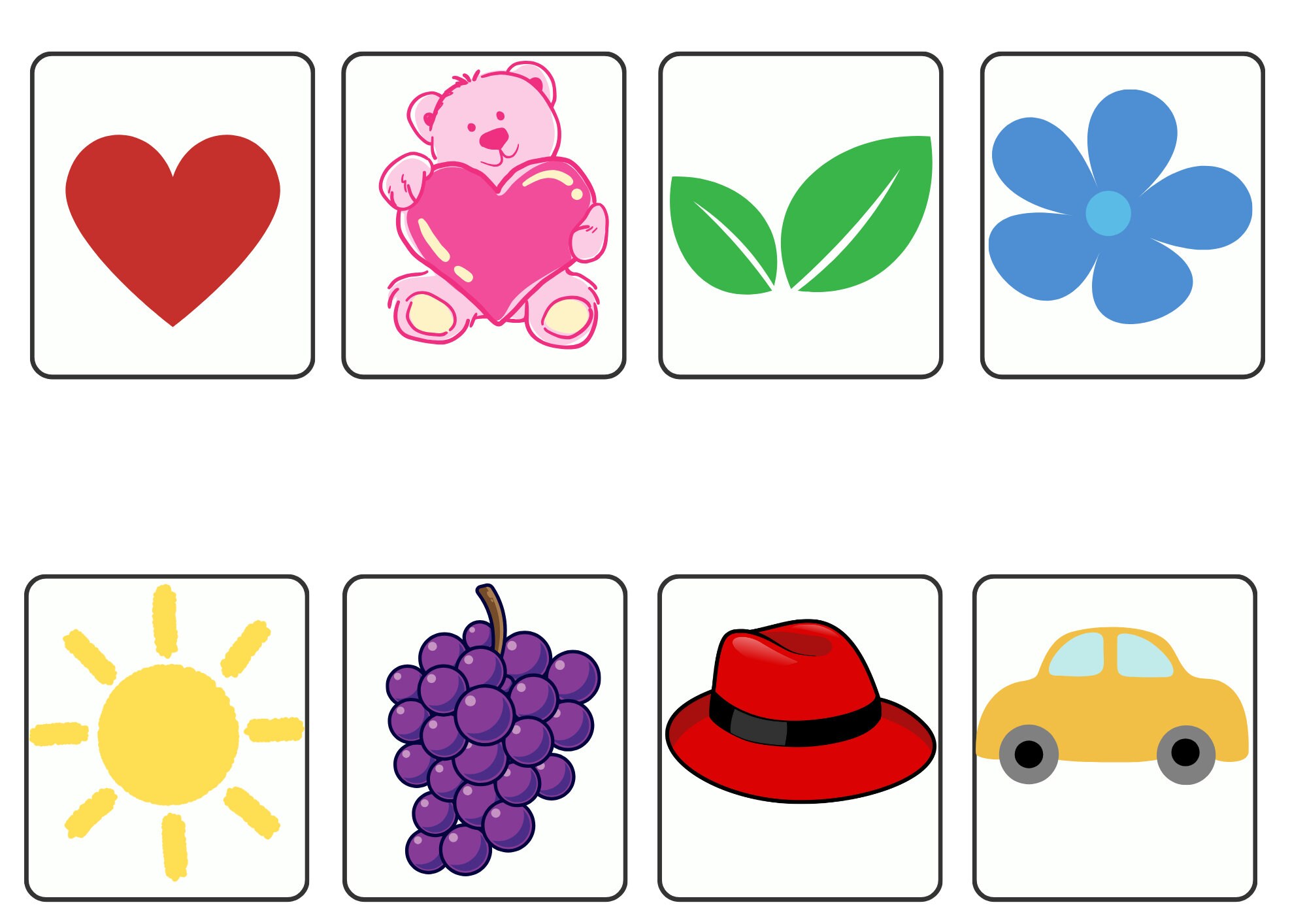 Color Sorting Matching Game for Kids, Printable Pdf - Etsy