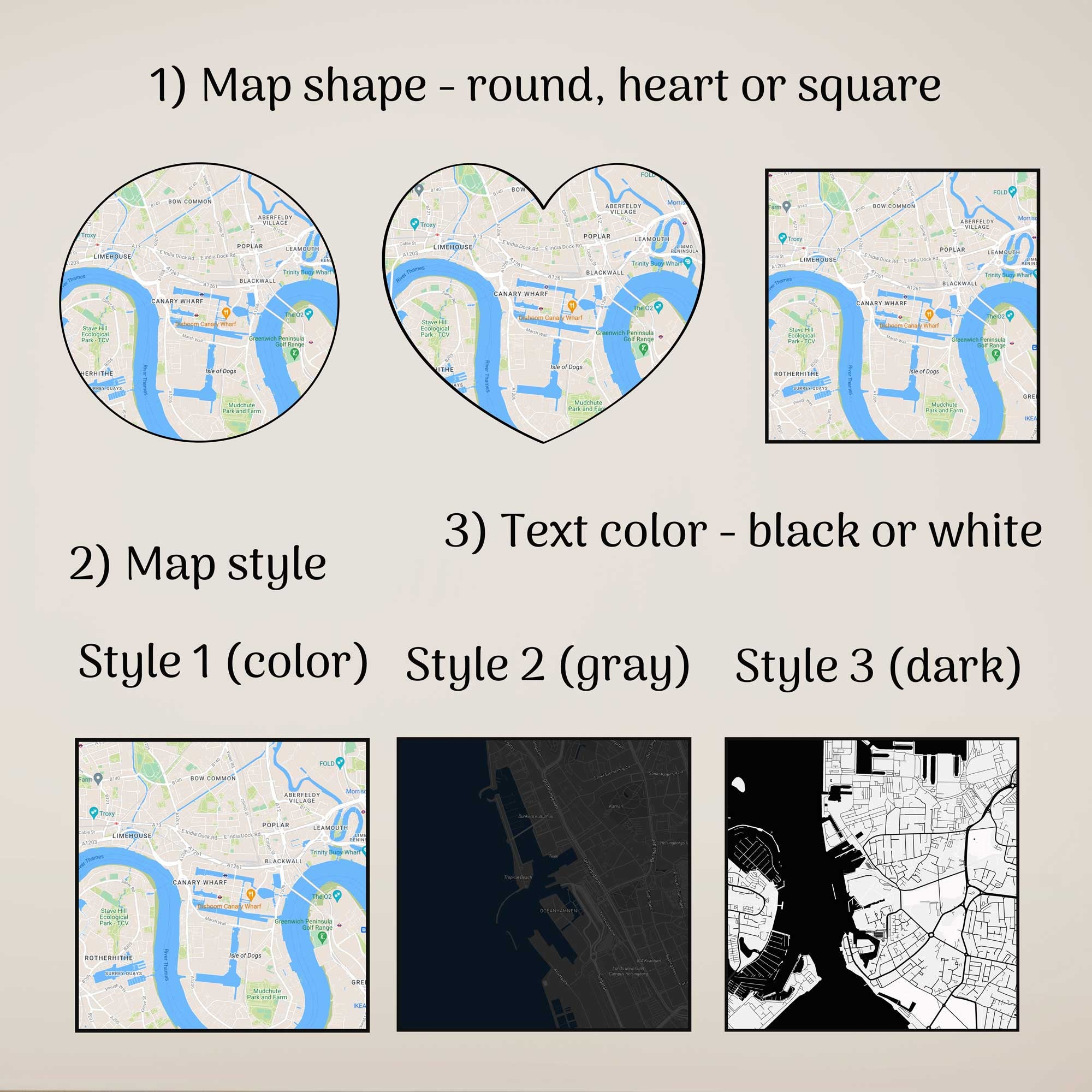 First Date Map, Where We Met Map, Map Our First Date Personalized ...
