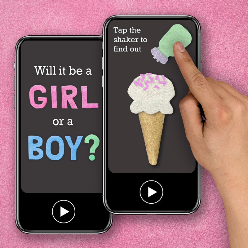 Gender Reveal Girl - Etsy