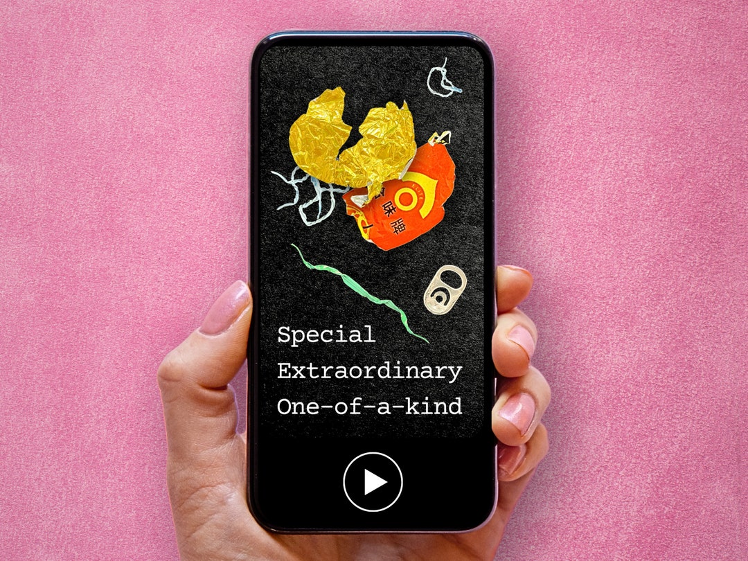 Video Card, INSTANT Download, Animated Video, Mobile E-card, Trash ...