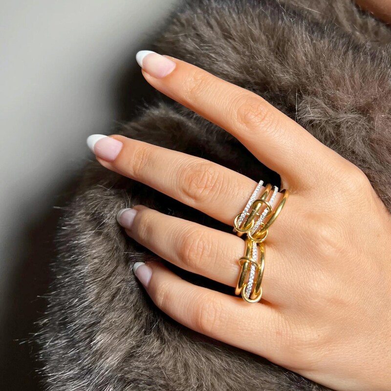 Connected Ring - Etsy