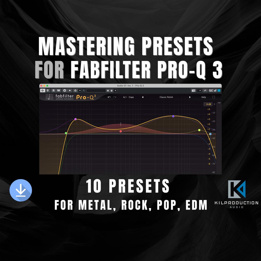 Mastering EQ Presets for Fabfilter Pro-q 3 - Etsy