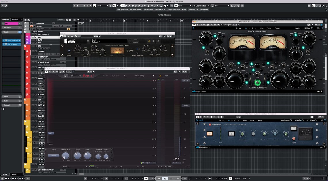 Cubase Mixing Templates: Heavy - Etsy