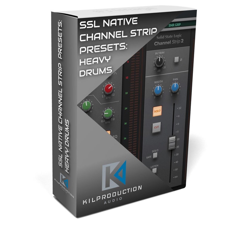 SSL Native Channel Strip Presets: Heavy Drums - Etsy