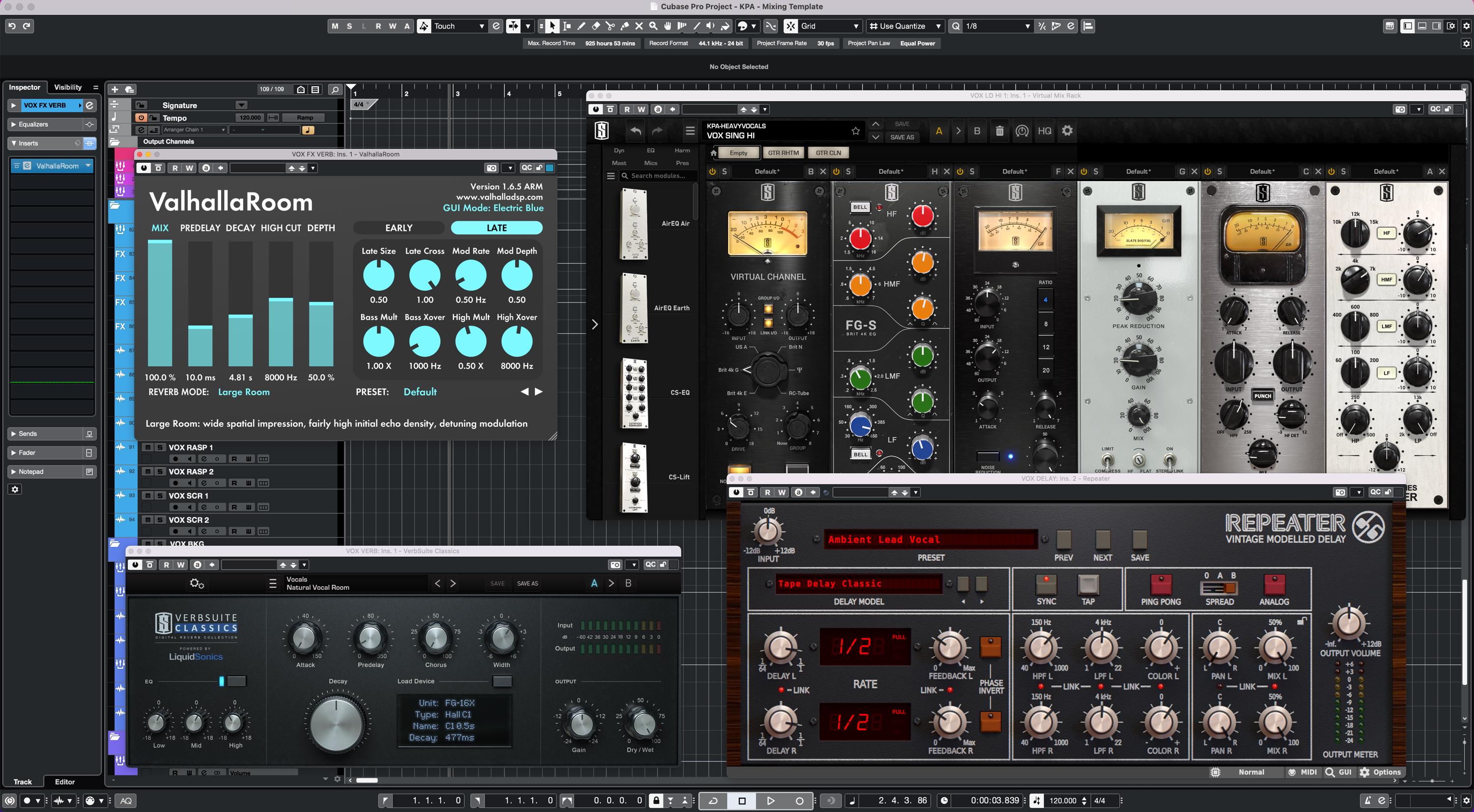 Cubase Mixing Templates: Heavy - Etsy
