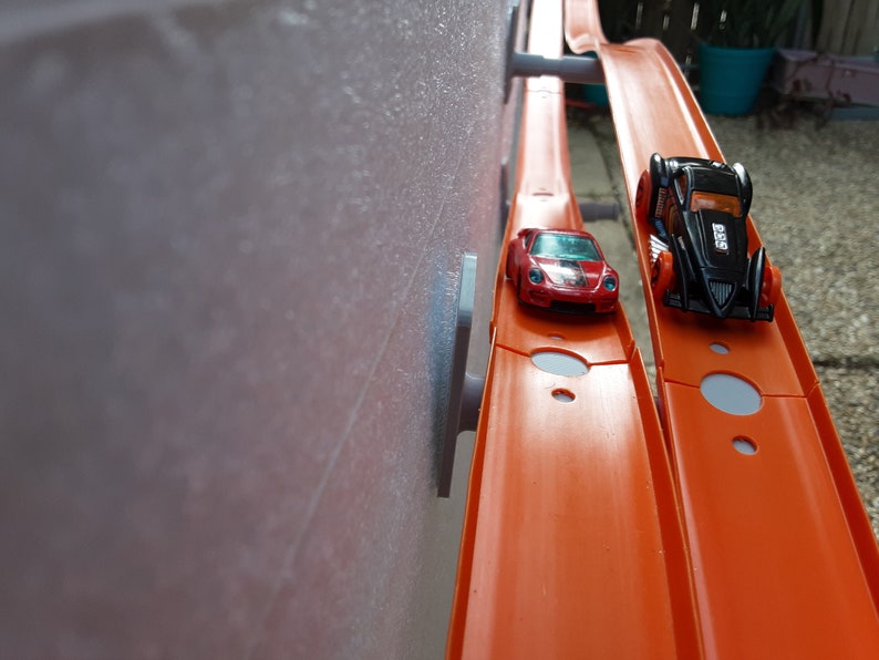 6 Pack, Removeable Double Racetrack Wall Mounts. Compatible With Hot ...