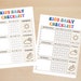 Printable Kids Daily Checklist, Children Daily Routine Planner ...
