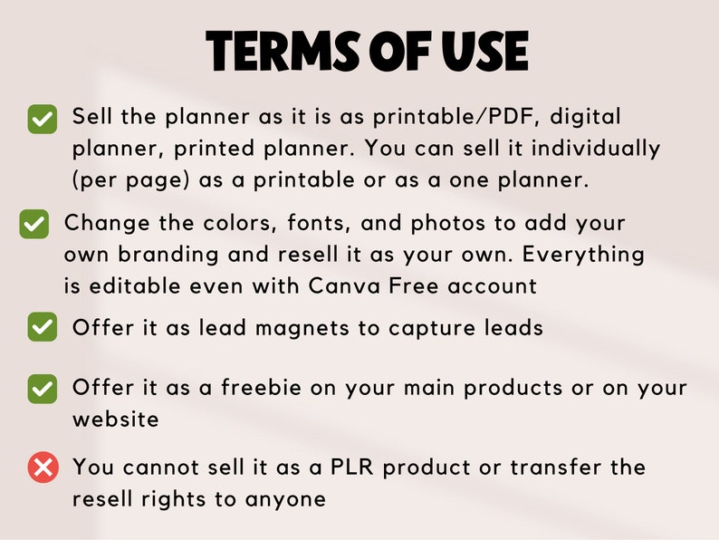 PLR Medical Planner, Commercial Use Health Planner, PLR Canva Template ...