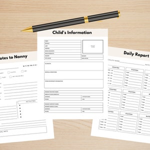 Printable Baby Log Book Toddler Log Book, Baby Tracker Toddler Tracker ...