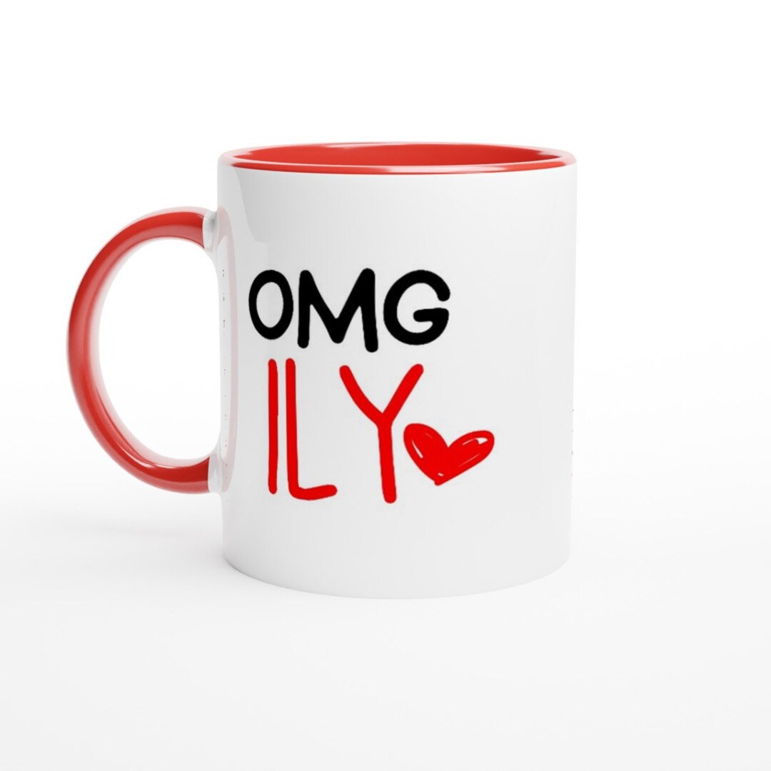 Coffee Mugs, I Love You Mugs, OMG ILY - Etsy