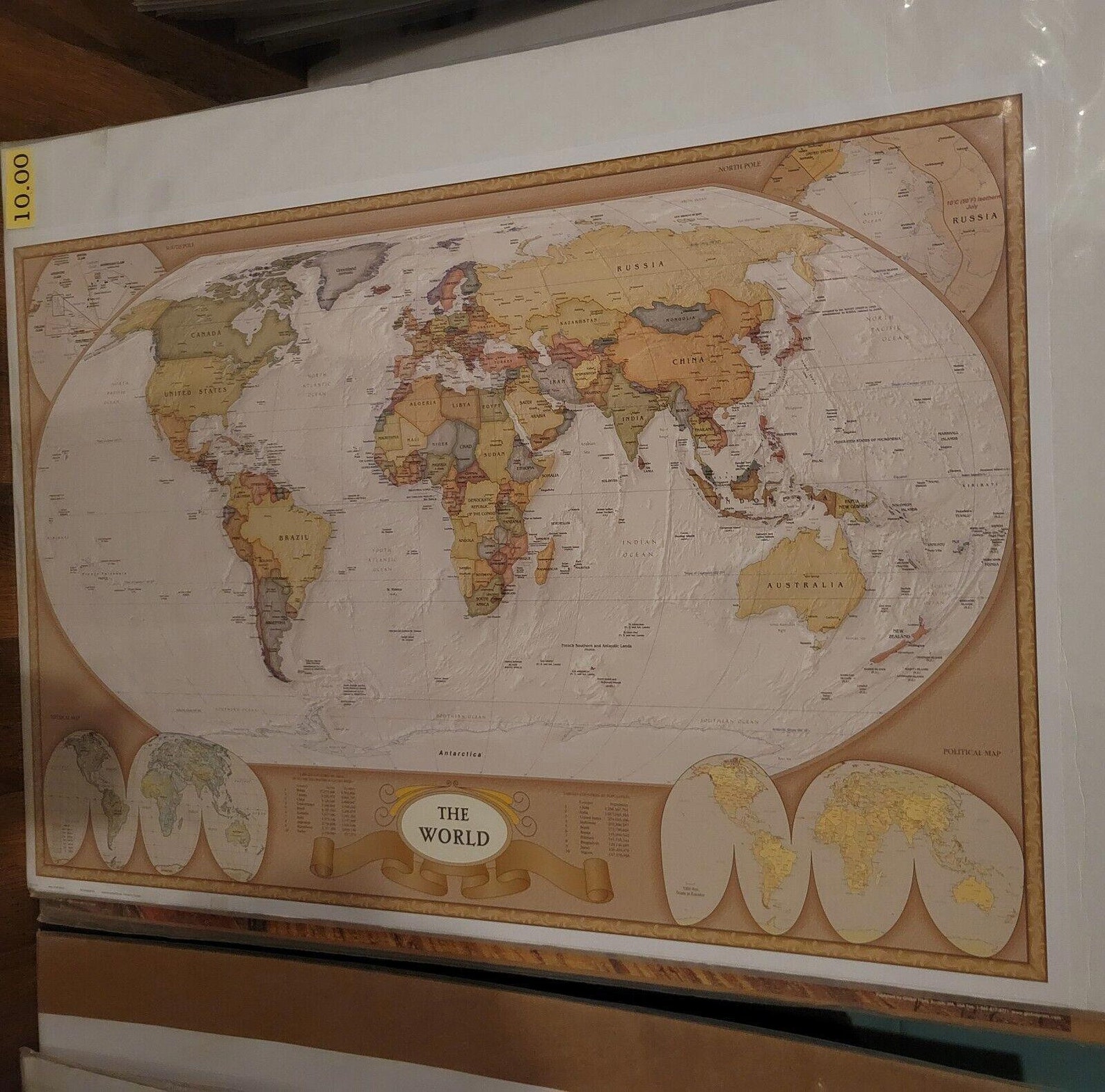 The World Map-24x36 Educational Poster - Etsy