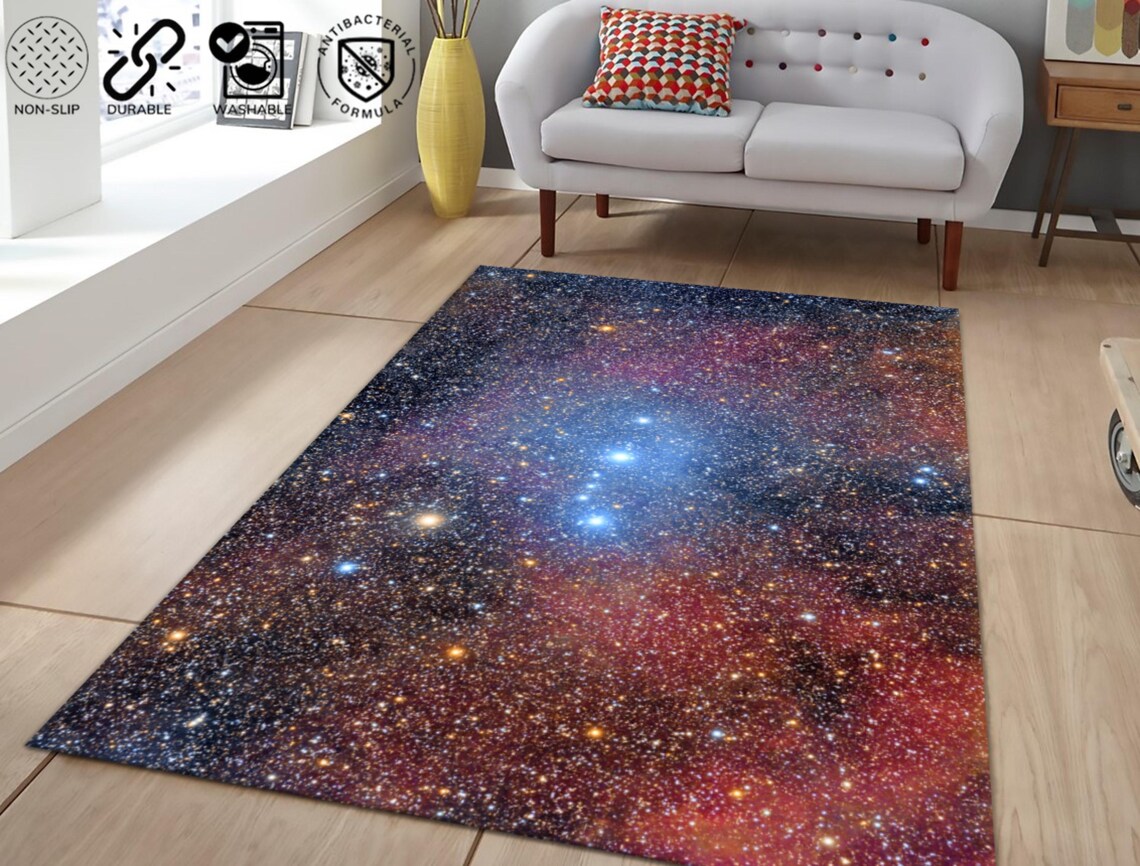 Milky Way Rug, Galaxy Rug, Starry Sky Rug, Galactic Rug, Space Rug ...