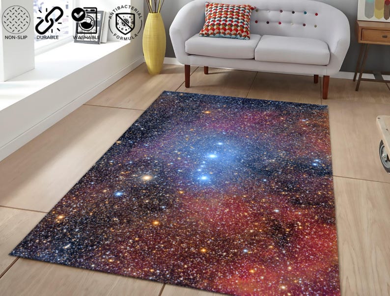 Milky Way Rug, Galaxy Rug, Starry Sky Rug, Galactic Rug, Space Rug ...
