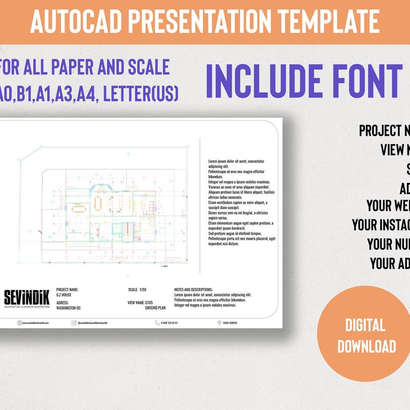 Autocad - Etsy