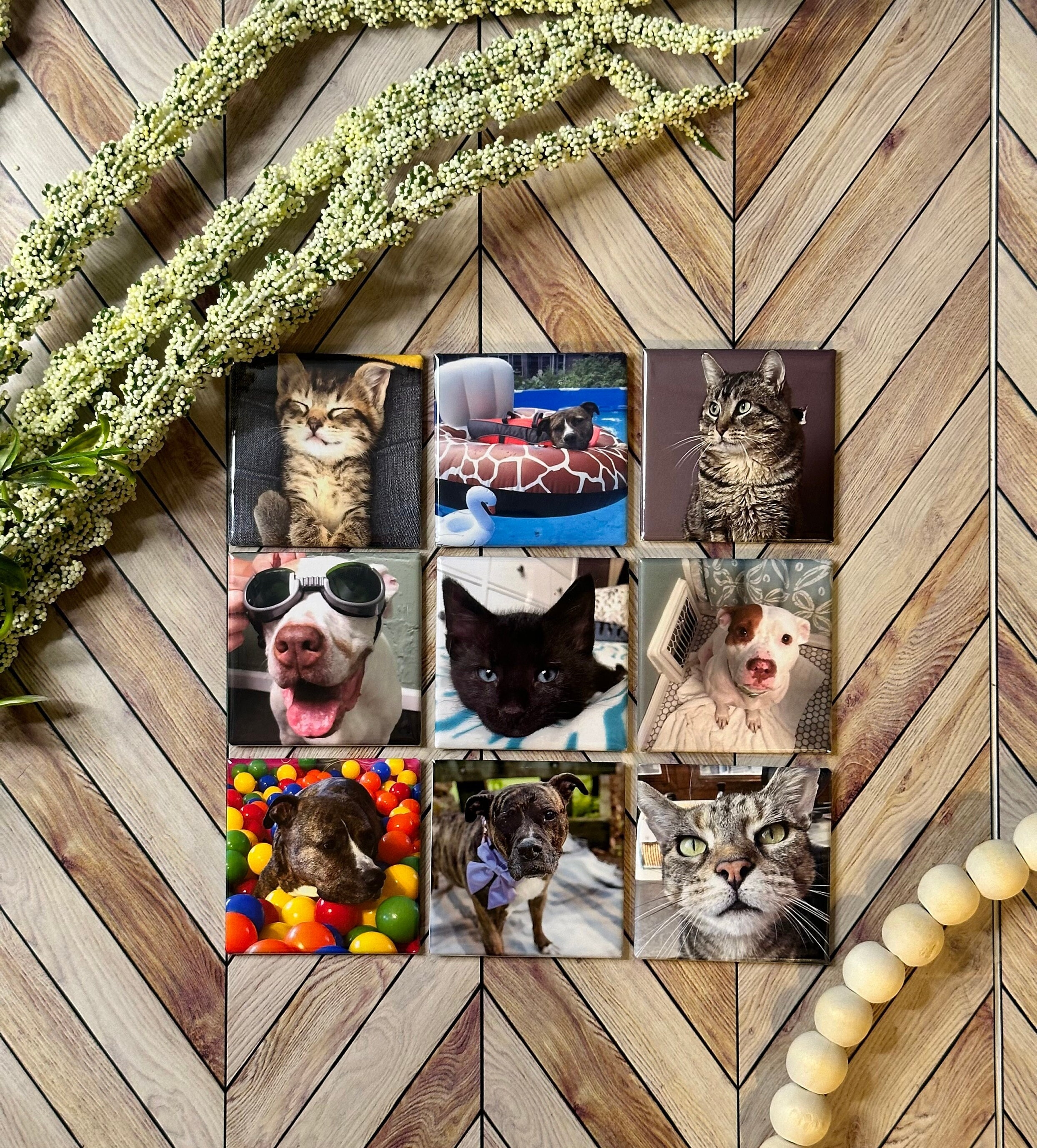 Personalized Photo Magnets. 2"x2" Custom Magnets. Upload Your Photos ...