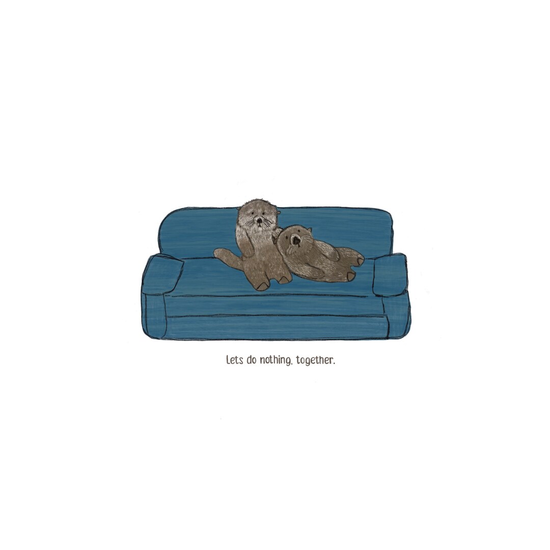 Lets Do Nothing Together - Etsy