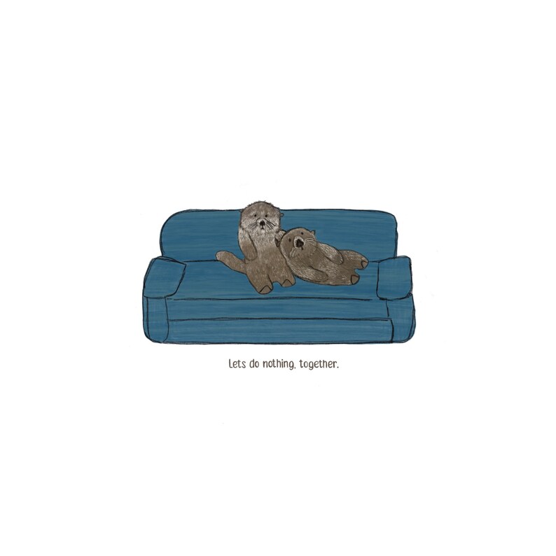 Lets Do Nothing Together - Etsy