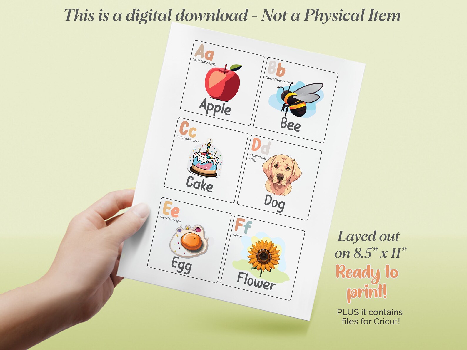 Alphabet Flashcards, Alphabet Poster, Boho Flash Cards, Boho Teacher ...