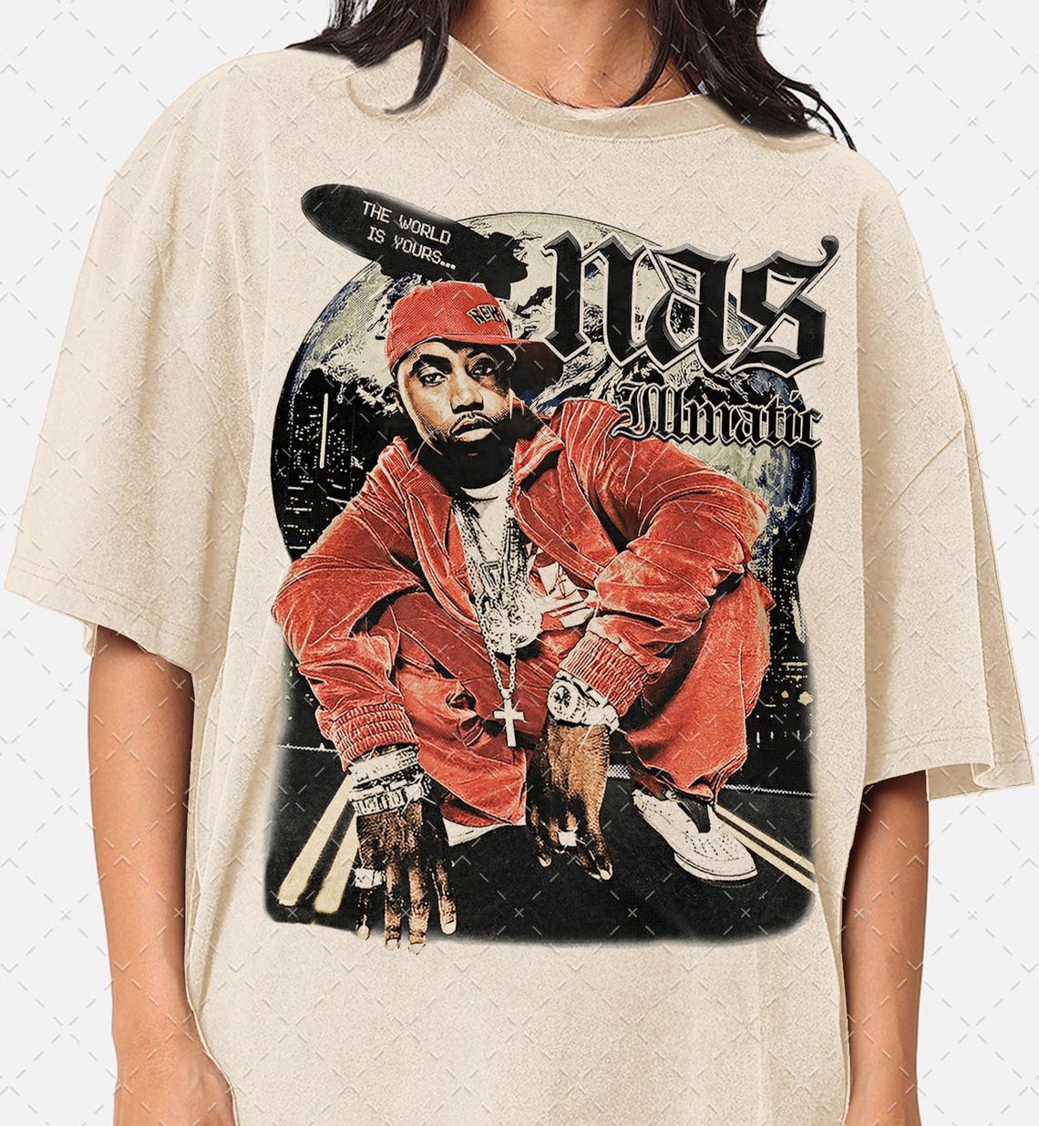 Illmatic Nas Graphic Tee: 90s Hip Hop Rap Shirt - Etsy