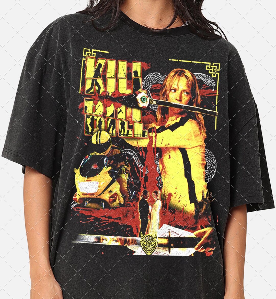 Kill Bill Vintage Graphic Tee: Quentin Tarantino Movie Shirt - Etsy