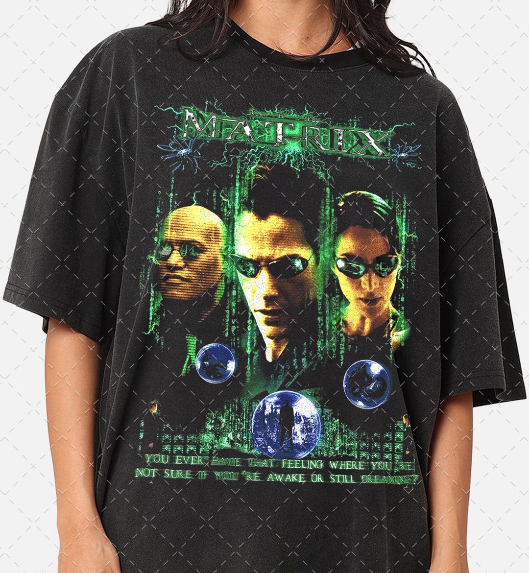 Limited the Matrix Keanu Reeves 90s Graphic Tee, Movies Gifts for Woman ...