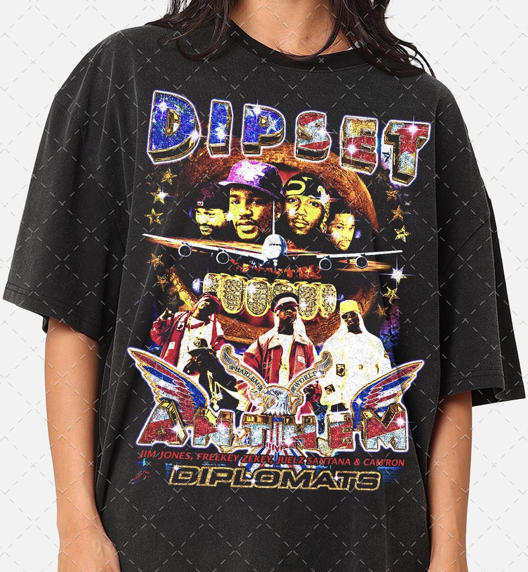 Limited the Diplomats Dipset Anthem 90s Graphic Tee, Raptees Gifts for ...
