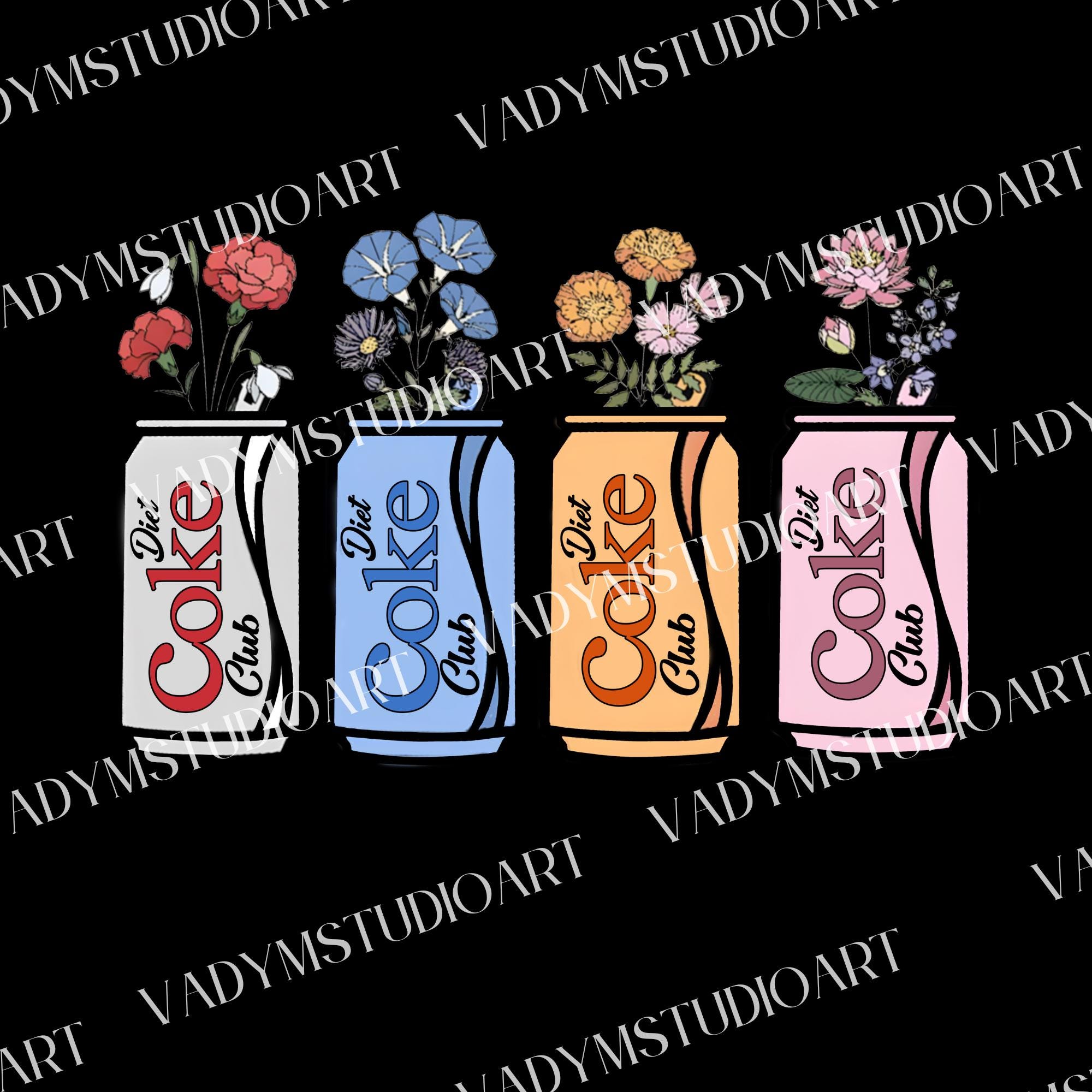 Diet Coke PNG, Soft Drink Lover Digital Download, Coke Club Clipart ...