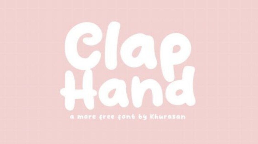 Clap Hand Font, Handwritten Font, Cricut Fonts, Casual Font, Modern ...
