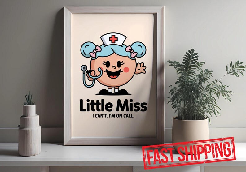 Little Miss Wall Decor, Occupations Wall Art, Little Miss Poster ...