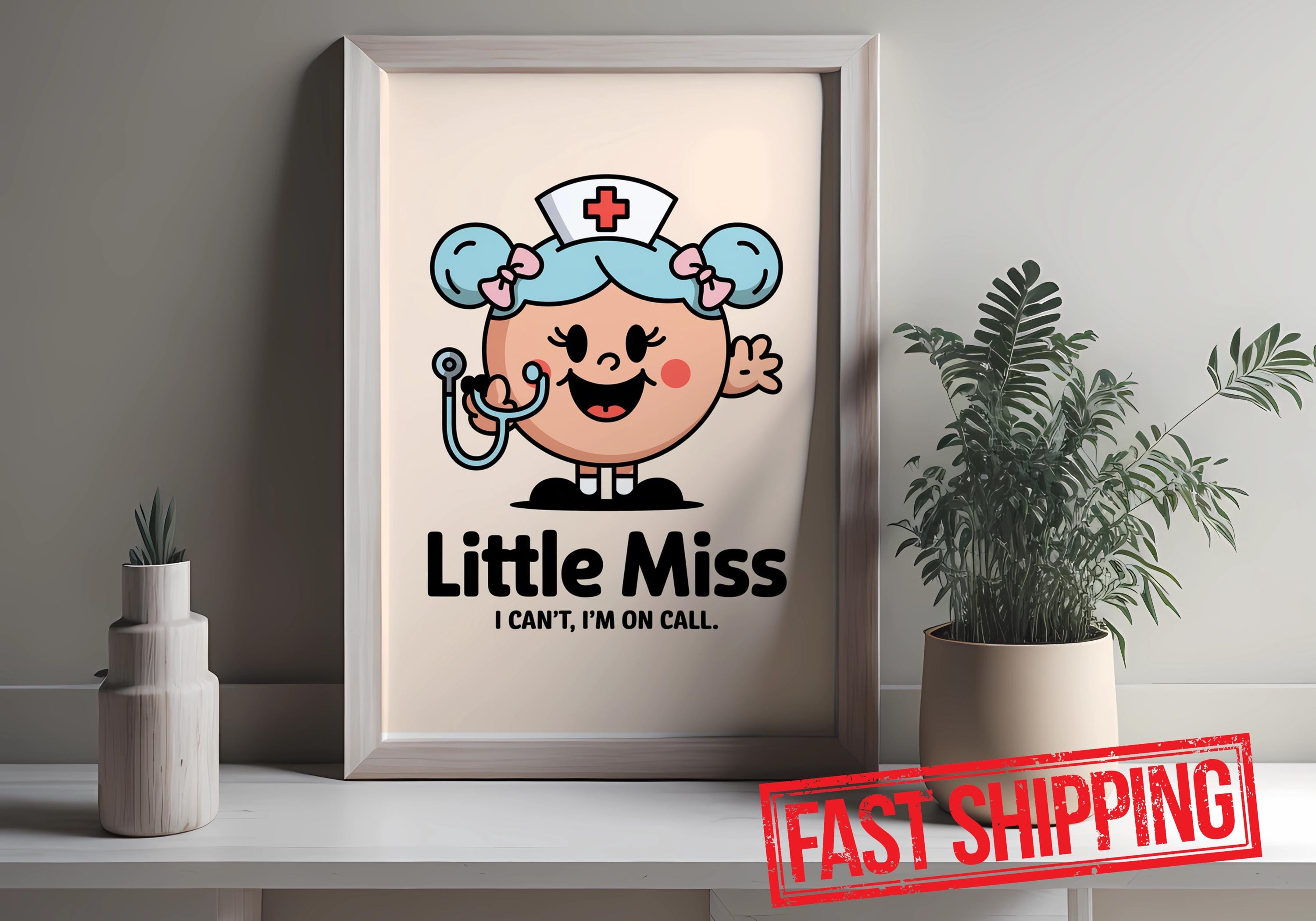 Little Miss Wall Decor, Occupations Wall Art, Little Miss Poster ...