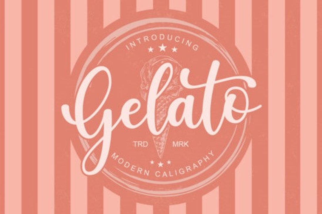 Gelato Font, Handwritten Font, Branding Font, Wedding Font, Swash Font ...