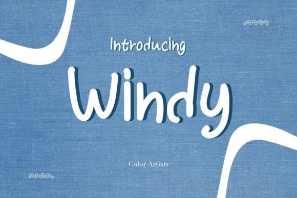 Windy Font, Handwritten Font, Wedding Font, Modern Font, Display Font ...