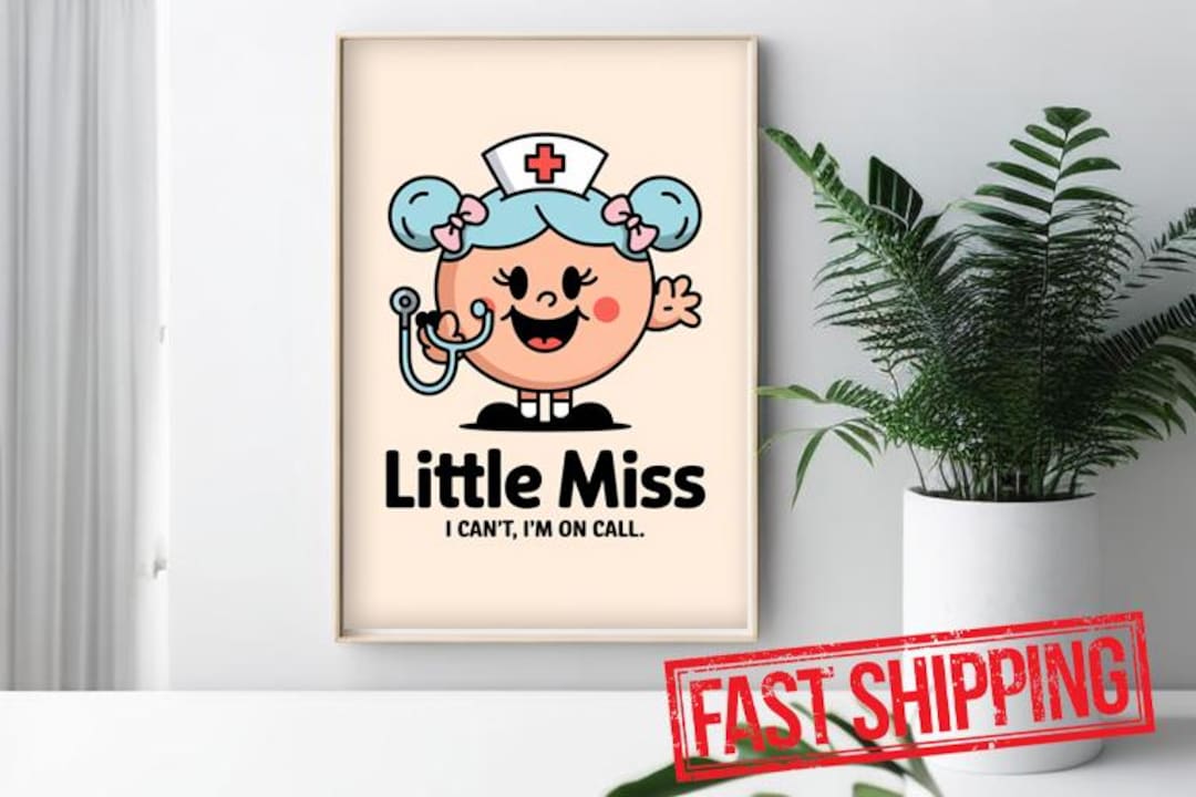 Little Miss Wall Decor, Occupations Wall Art, Little Miss Poster ...