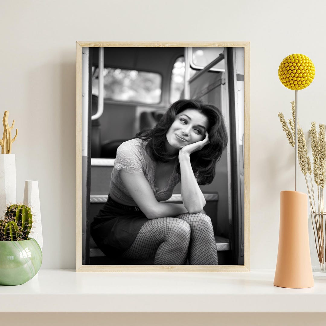 Pop Goddess Cher Poster, Cher Print, Decor Cher Print, Black and White ...