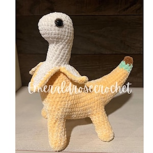Bananasaurus Dinosaur NO SEW Crochet Pattern - Etsy