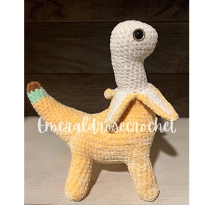 Bananasaurus Dinosaur NO SEW Crochet Pattern - Etsy