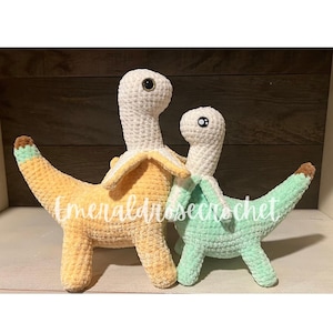 Bananasaurus and Baby Bananasaurus NO SEW Crochet Pattern Bundle - Etsy