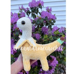 Bananasaurus Dinosaur NO SEW Crochet Pattern - Etsy