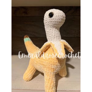 Bananasaurus Dinosaur NO SEW Crochet Pattern - Etsy
