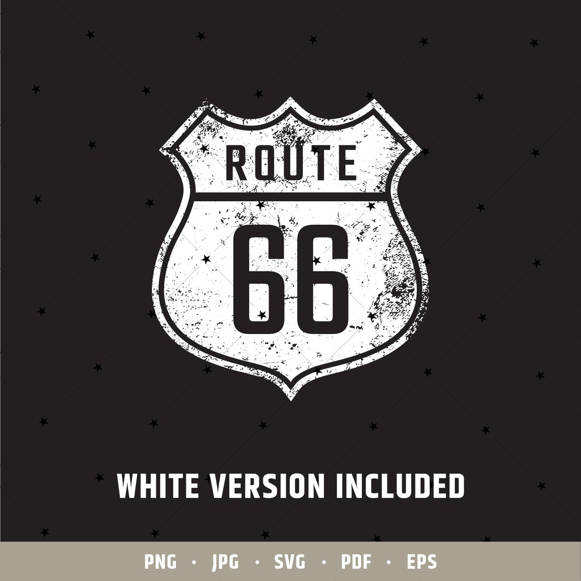 Route 66 Sign SVG, Highway 66 Clipart, US Route Instant Download, Route ...