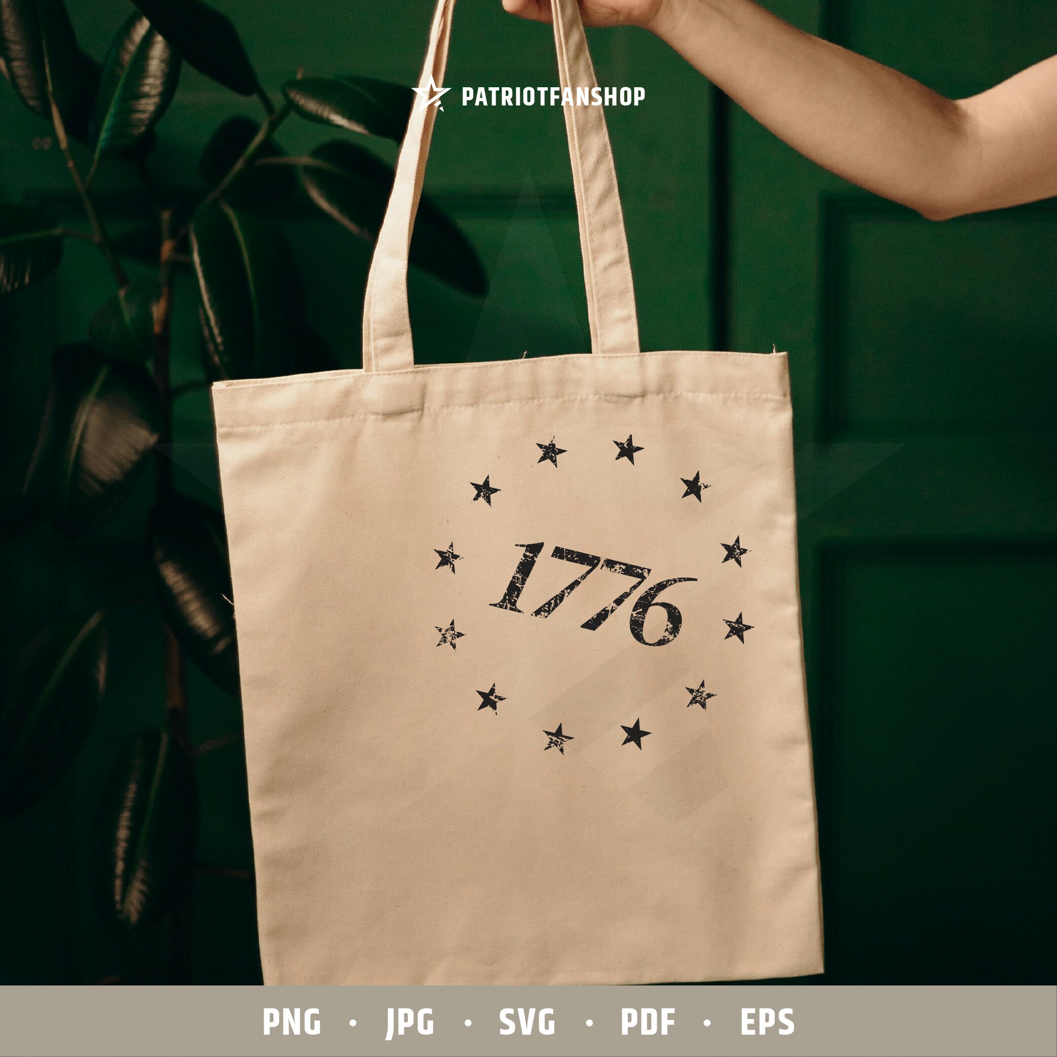 1776 Stars Circle Svg | Rough 1776 | Grunge 4th of July Decal ...