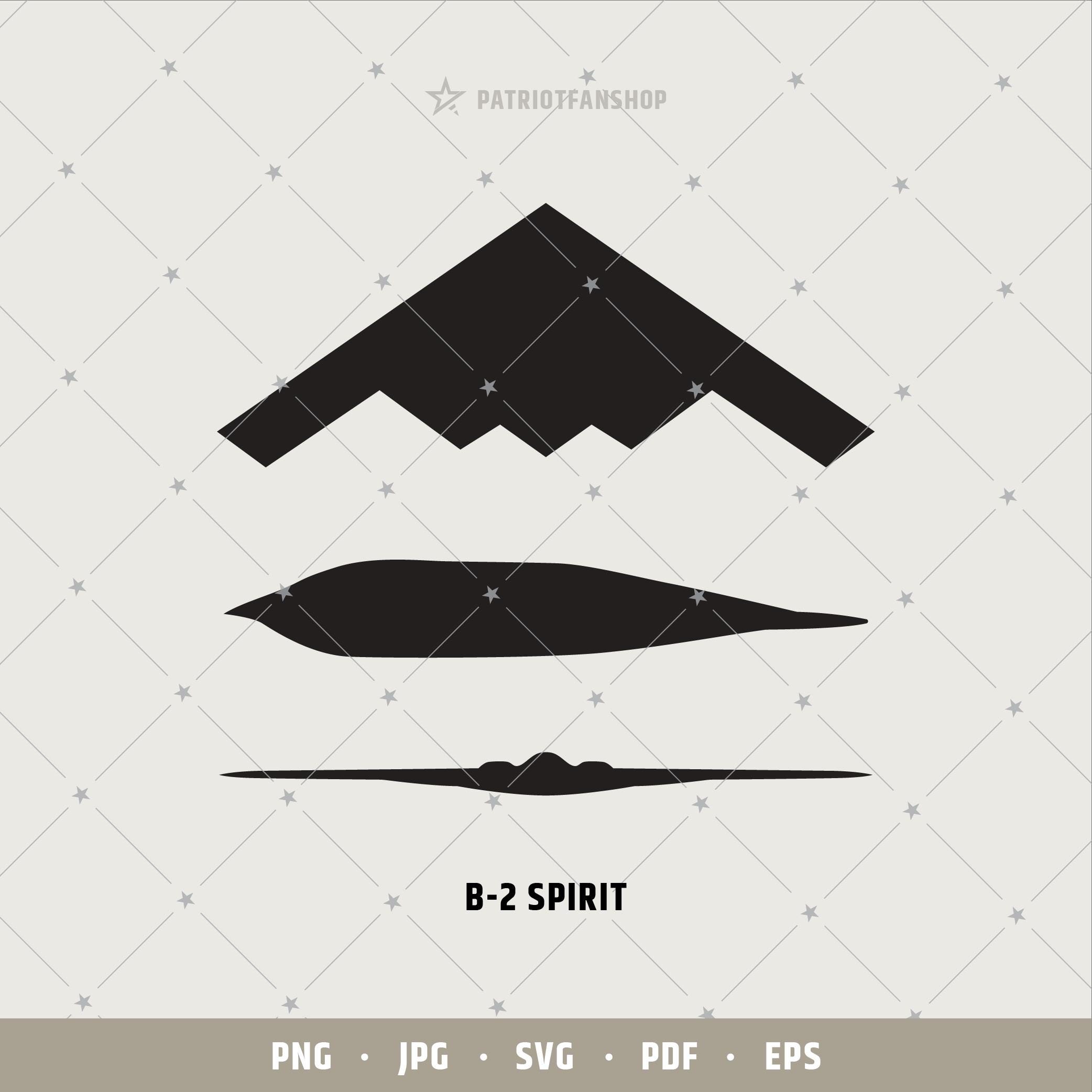 B-2 Spirit Bomber SVG Bundle, US Air Force, Cricut Silhouette Files ...