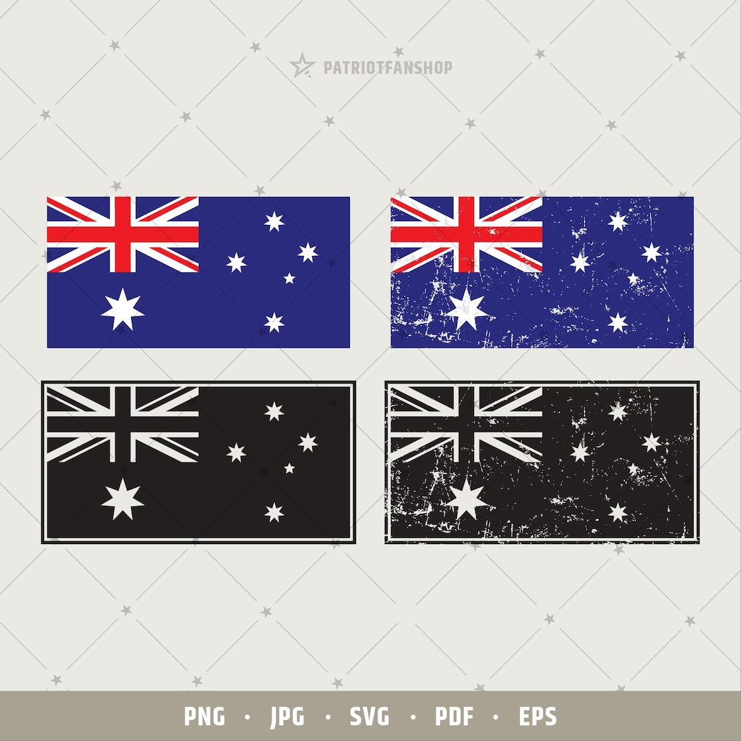Australia Flag Svg, Australian Distressed Flag Png, Sydney Pdf, Digital ...
